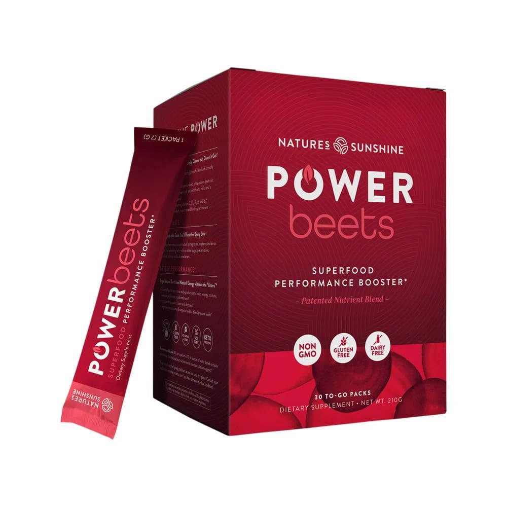 Nature's Sunshine - Power Beets Sachets 7g x 30 Pack